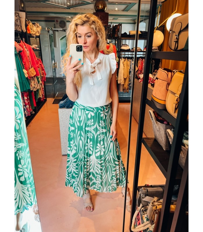 Dolgo krilo, plisirano krilo